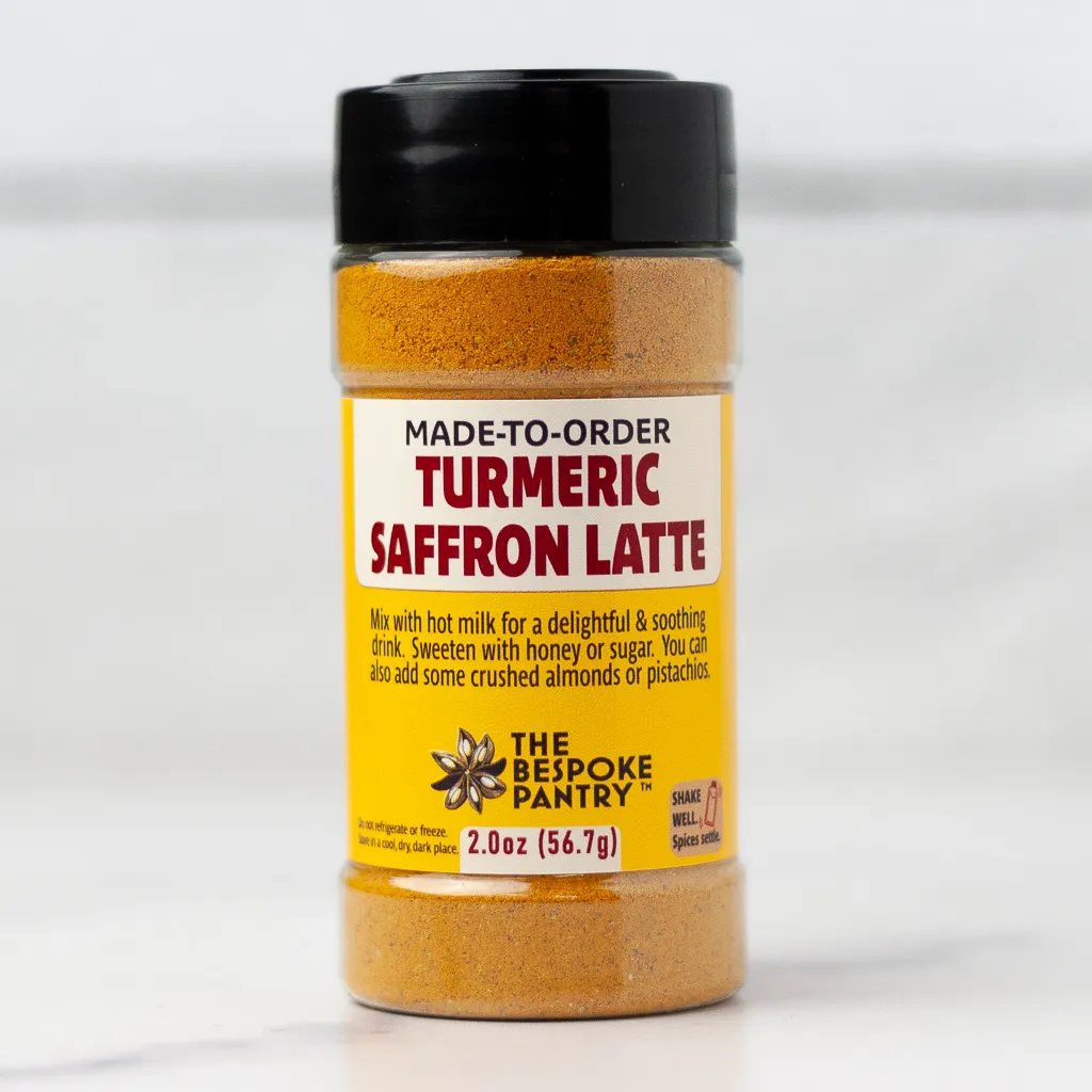 Turmeric Saffron Latte | The Bespoke Pantry